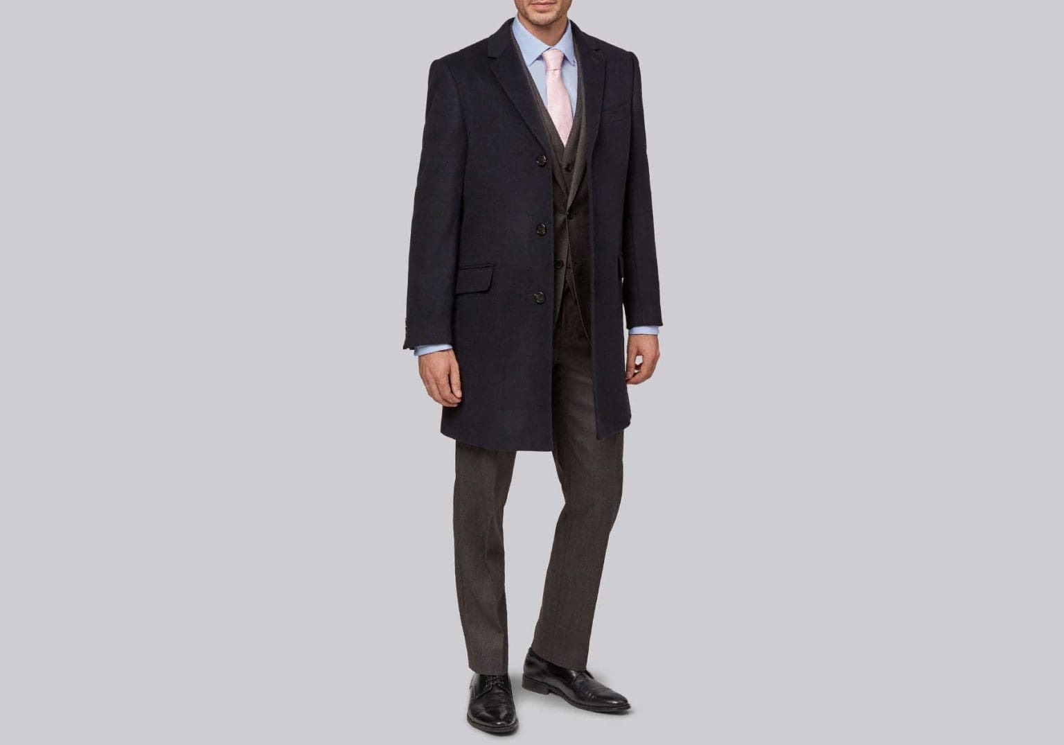Navy Double Breasted Overcoat: Elevate Your Style