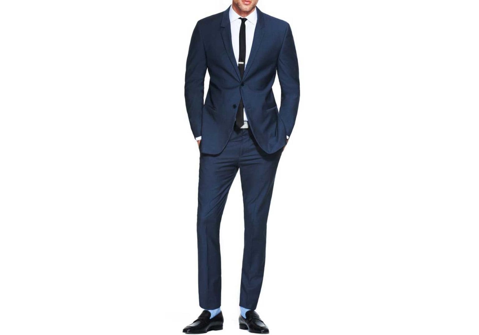 Men Dark Blue Suits - Michael Tailors